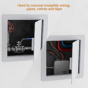 MaRoner Plumbing Access Panel for Drywall Ceiling 6 x 9 inch Removable Hinged Access Door Reinforced Hinged Panel