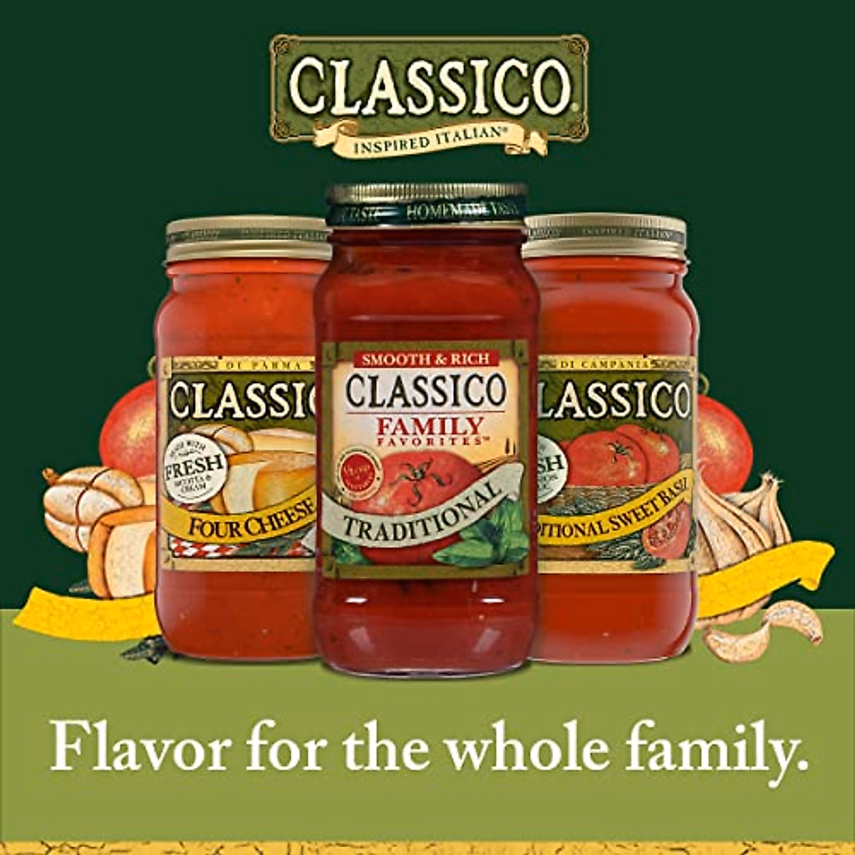 Classico Family Favorites Traditional Pasta Sauce (24 oz Jar)