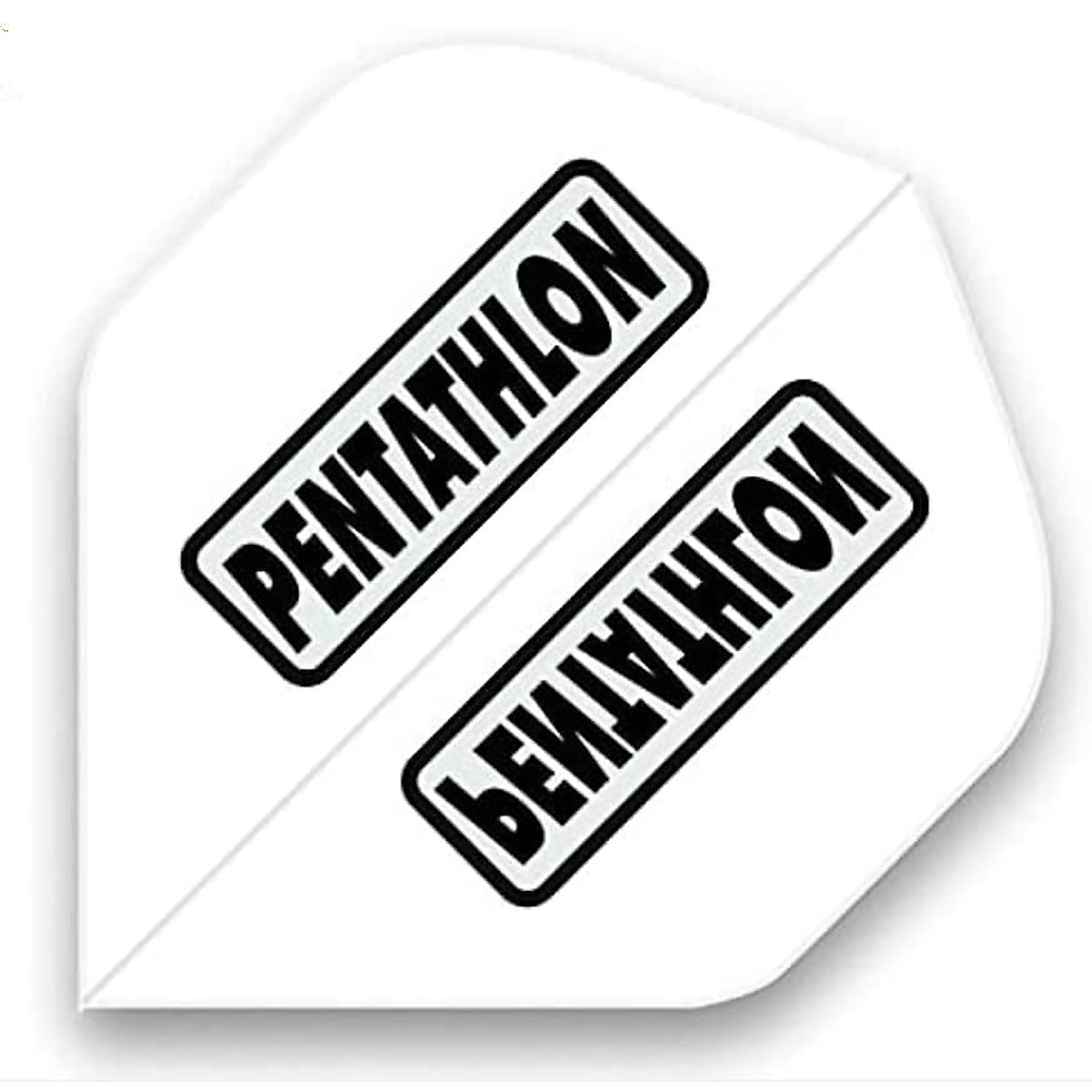 US Darts Pentathlon White Standard Dart Flights - 3 Sets (9 Flights) - 100 Micro