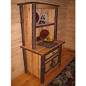 Reclaimed Wood Hickory Hutch