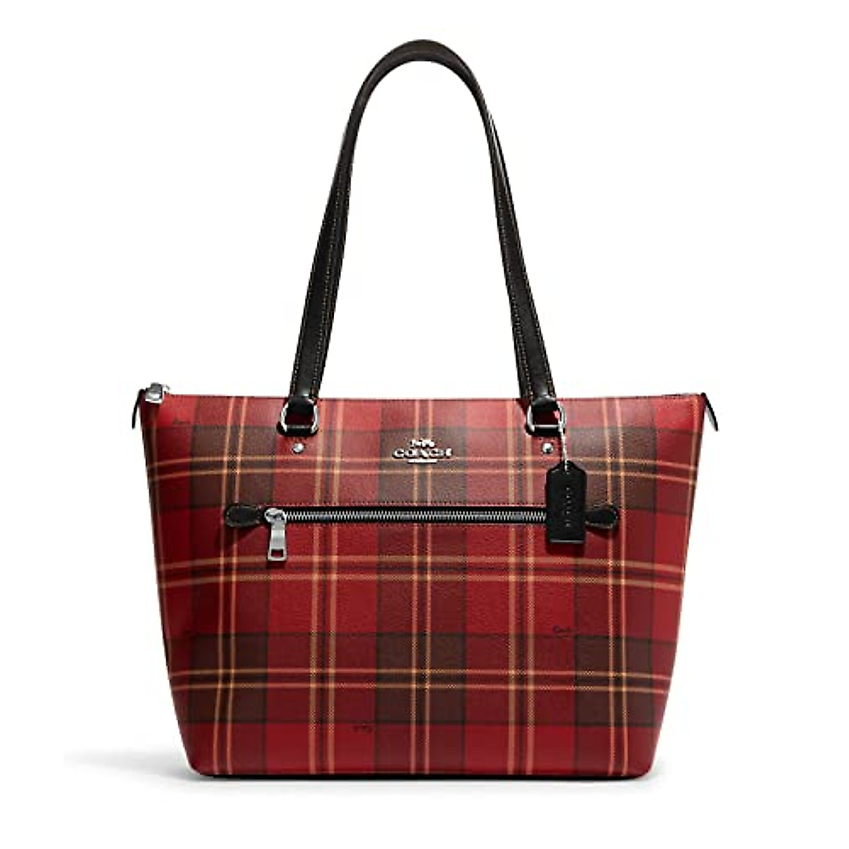 Coach Gallery Tote Shoulder Bag, Red/Black Multi
