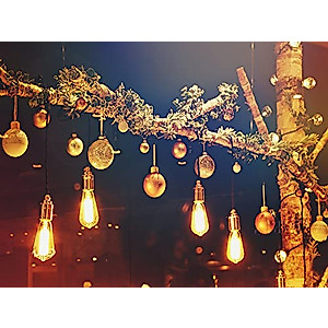 Axe Sickle 1 Inch Screw Eyes Metal Eye Hooks Small Eyelet Screws, Gold 50 Pcs