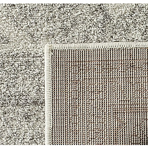 SAFAVIEH Adirondack Collection Area Rug - 9' x 12', Ivory & Silver, Oriental Medallion Design, Non-Shedding & Easy Care, Ideal for High Traffic Areas in Living Room, Bedroom (ADR108B)