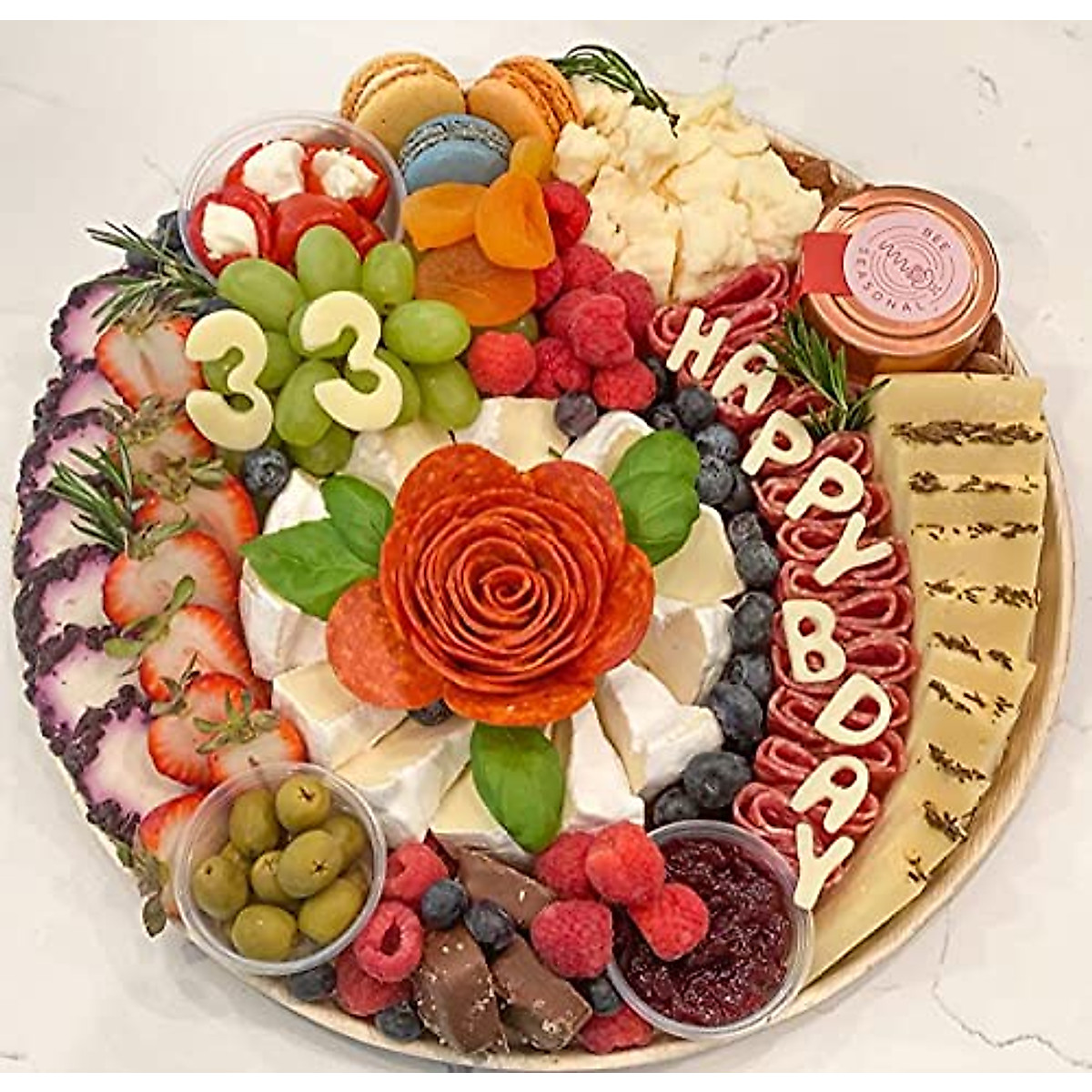 Charity Leaf Disposable Palm Leaf 13" Round Flat Trays (10 pieces) Bamboo Like Serving Platters, Disposable Boards, Eco-Friendly Dinnerware For Weddings, Catering, Events