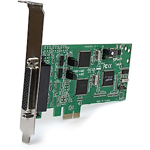 StarTech.com 4 Port PCI Express PCIe Serial Combo Card with Breakout Cable - 2 x RS232 2 x RS422 / RS485 - Dual Profile , TAA (PEX4S232485)