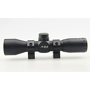 TACFUN - Tactical MIL-DOT Reticle Compact Scope/w Rings
