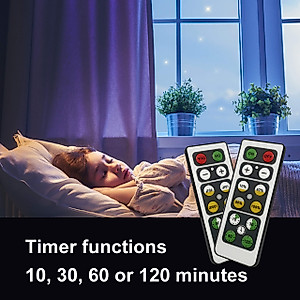 LED Spotlight, Battery Operated Lights with Remote Control, Dimmable Mini Accent Lighting for Picture Closet Artwork (Black)…