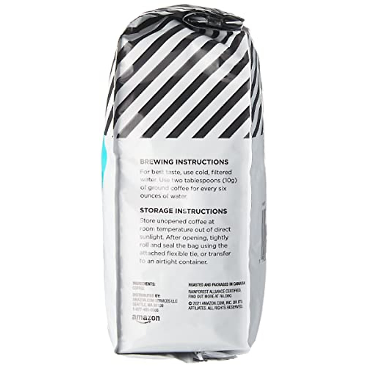 AmazonFresh Dark Roast Whole Bean Coffee, 12 Ounce