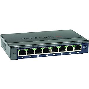 NETGEAR ProSAFE GS108E 8-Port Gigabit Plus Switch