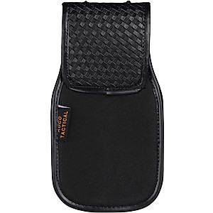 ROCOTACTICAL Basketweave Radio Pouch, Universal Radio Holder Pouch for Law Enforcement Duty Belt