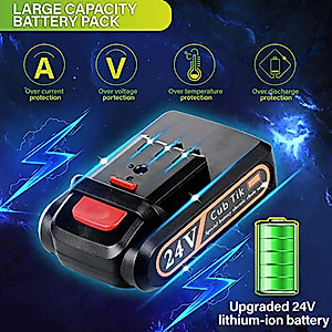 Mini Chainsaw Cordless 4-Inch Electric Power Chain Saws One-Hand Handheld Portable Chainsaws for Tree Branch Wood Cutting