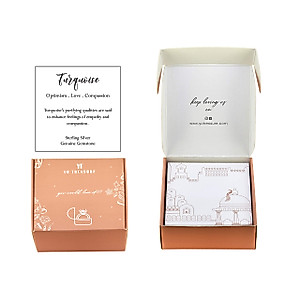 YoTreasure 10x14 MM Blue Copper Turquoise Solid 925 Sterling Silver Teardrop Ring