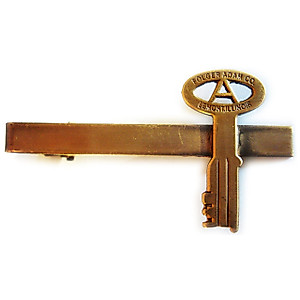 Folger Adam Co Jail Cell Prison Replica Key Tie Bar Clip