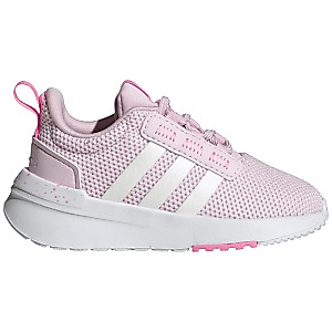 adidas Kids Racer TR21 Running Shoe, Clear Pink/Zero Metallic/Beam Pink, 7 US Unisex Toddler