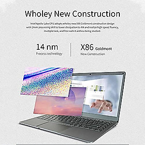 Dpofirs EZbook X3 Jumper Tech Notebook Computer Laptop, 4GB DDR3+ 64GB eMMC, for Dual‑core Processor, 13.3in 1080P IPS Screen 178° Wide Angle(110-240V)