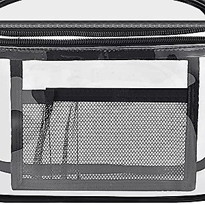 Busiuw Clear Bag Stadium Approved 12x12x6- Clear Purse for Women Clear Crossbody Bag for Concerts Sports Festivals with Front Pocket