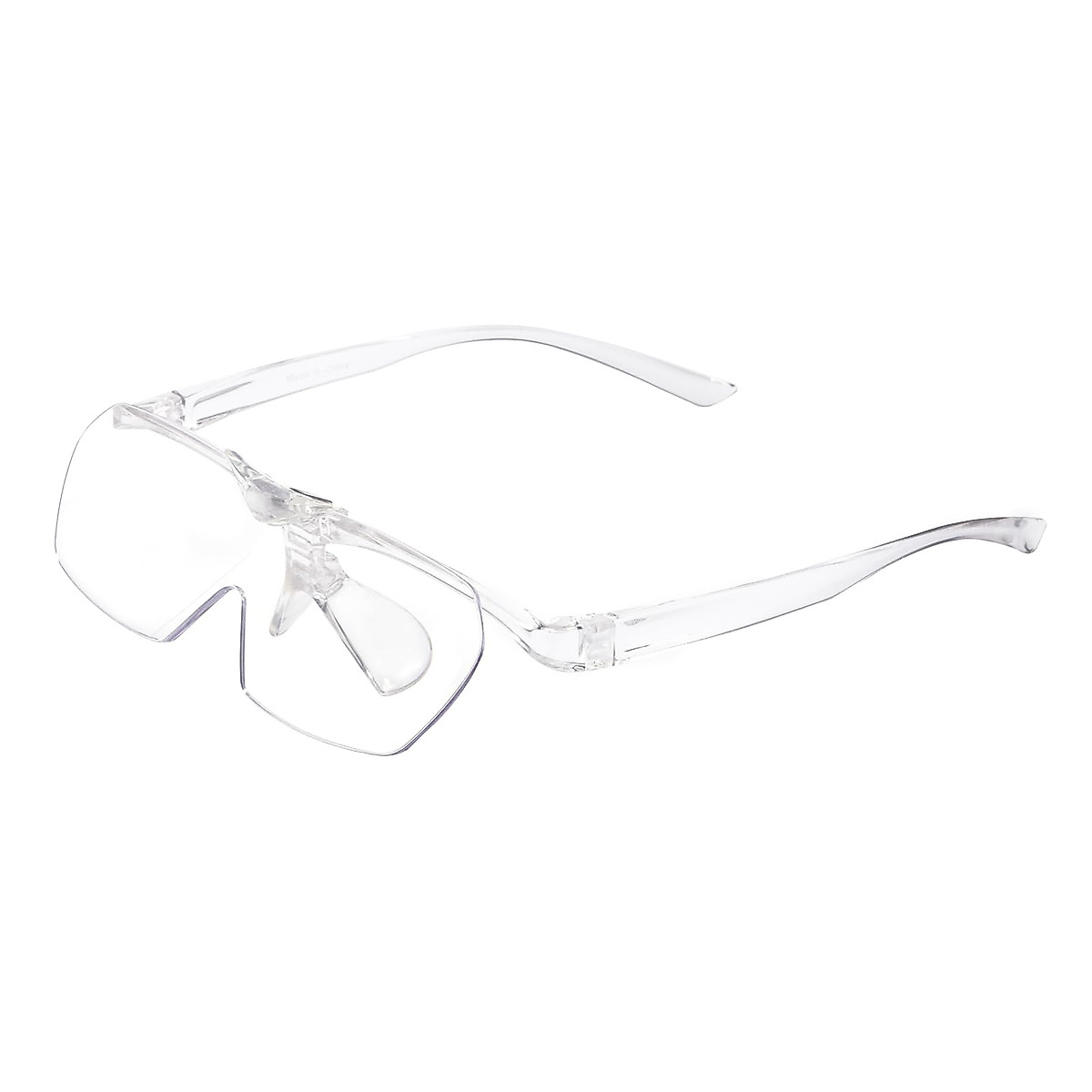 OKH 160% Magnifying Glasses, Flip Up Down Lens, Hands-Free Magnifier Eyeglasses for Close Work, Reading, Sewing, Jewelry Making, Craft, Hobby, Painting