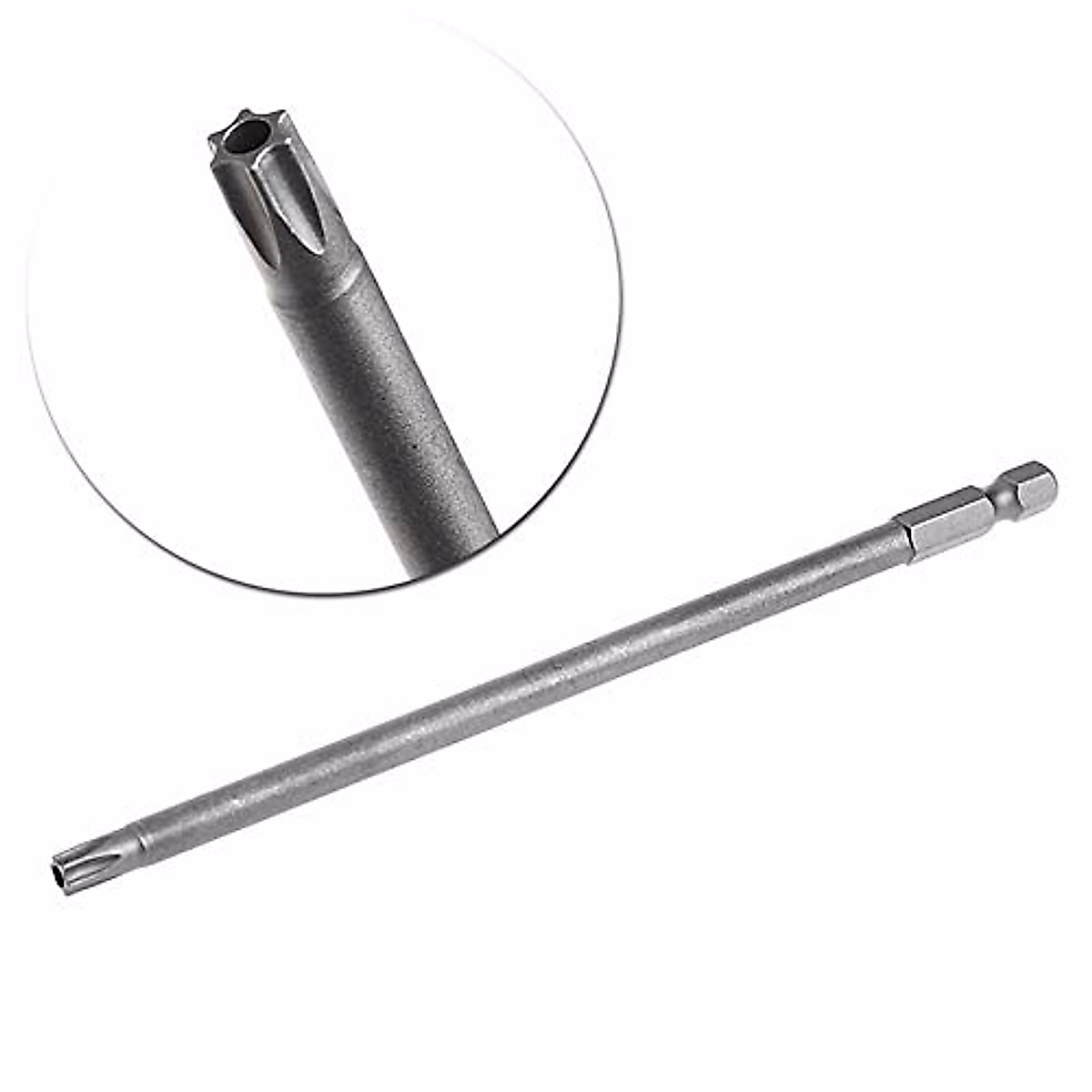 JUN-STORE SENMIAO-TH 8Pcs 150mm Long Magnetic Torx Security Electric Screwdriver Drill Bit Set