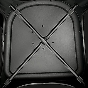 Amazon Basics 33DC01S4-BK Chair, Black, 20.1"D x 17.1"W x 33.5"H