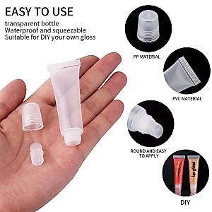 HRLORKC 110Pcs 10ml Empty Tubes Lip empty lip gloss containers for Lip Gloss Balm Cosmetic