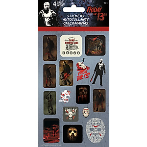 Friday The 13th - Standard 4 Sheet Stickers Standard Stickers - 4 Sheet