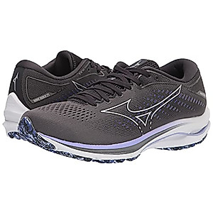 Mizuno Women's Wave Rider 25 | neutral Support Running Shoe |Eco Friendly Materials | Blackened Pearl | US 8.5