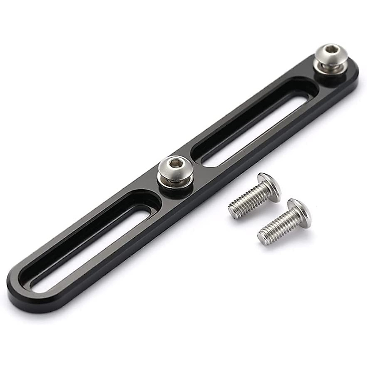 Cestbon Bike Bottle Cage Adapter Bicycle B-RAD Mounting Base Adjustable Bottle Mount Alt Position Cage Bracket (2 Slot)