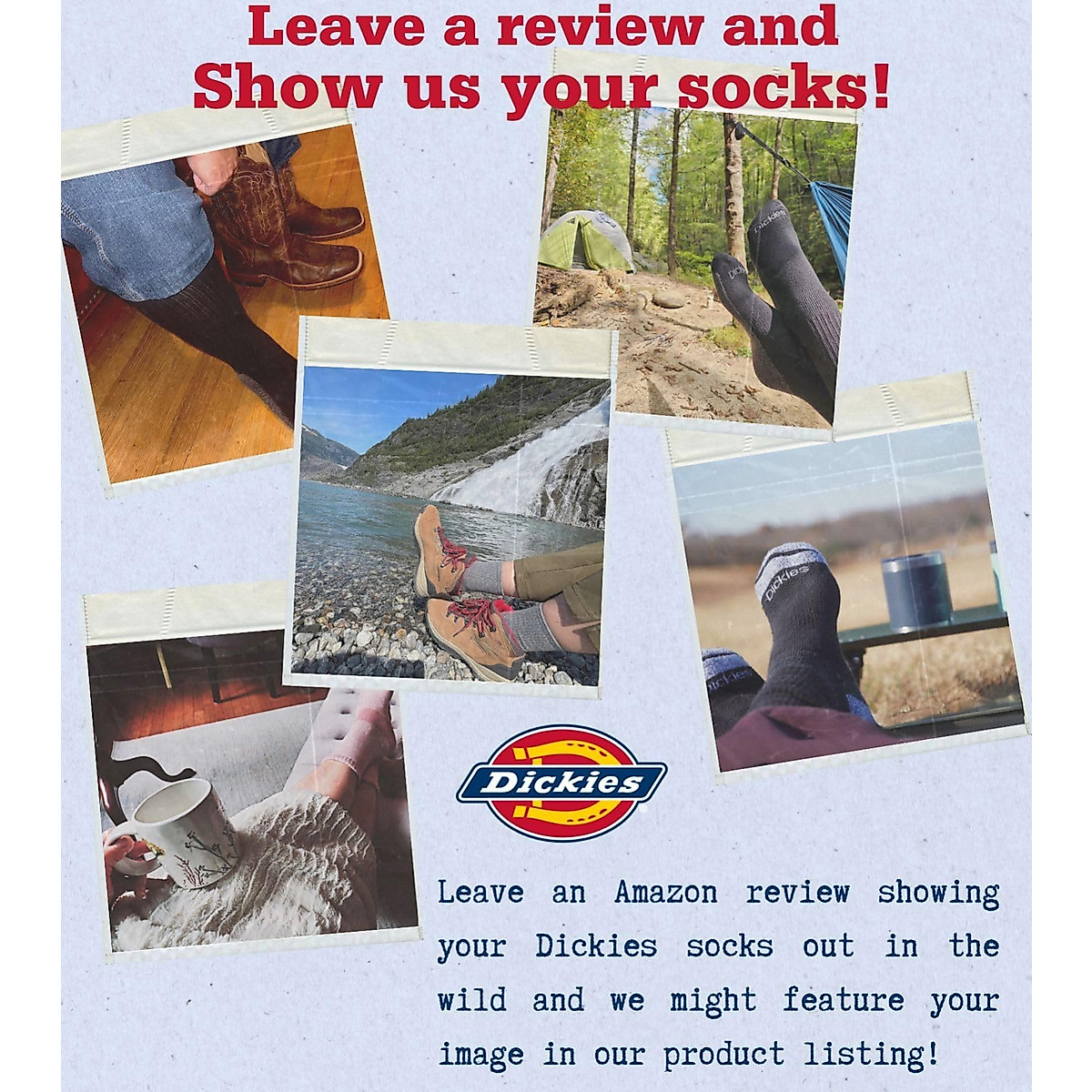 Dickies Men's Dri-Tech Moisture Control Quarter Socks (6, 18, Solid Black (12 Pairs), Large