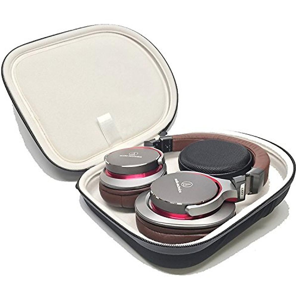Protective Case for Audio-Technica Headphones ATH-MSR7GM, ATH-MSR7 BK, ATH-M40X, ATH-M50, ATH-M50x, ATH-M40 fs, ATH-M50X, ATH-M70x, ATH-M40x-SG-6, ATH-M70X-SG-5, ATH-PRO700 MK2