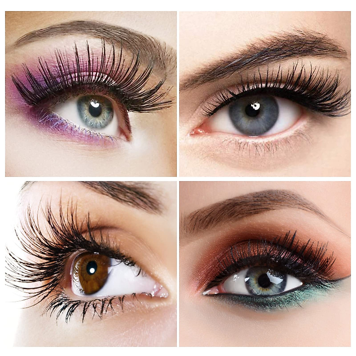 Magnetic Eyelashes without Eyeliner, 3 Pairs Natural Looking Magnetic Lashes without Eyeliner, 3D Effect Reusable Waterproof Fake Eyelashes with Tweezers, Easy to Wear, No Glue Needed