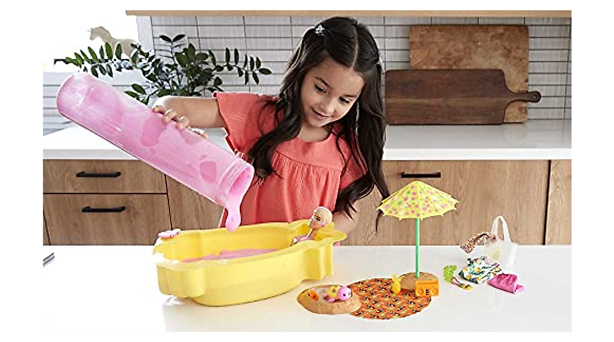 Barbie Color Reveal Foam Doll & Pet Set with 25 Surprises for Kids 3+