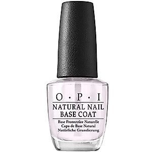 OPI Nail Polish Top Coat, Protective High-Gloss Shine, 0.5 Fl Oz, OPI Nail Polish Base Coat, Natural Nail Polish Base Coat, 0.5 Fl Oz