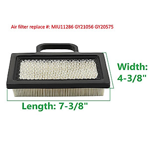 Fremnily 499486 Air Filter LA135 Tune Up Maintenance Service Kit Compatible with John Deere LA120 LA130 LA140 LA150 L120 LA145 D130 D140 Lawn Mower Parts