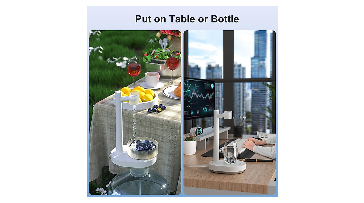 Portable 5 Gallon Desktop Water Dispenser - USB Pump