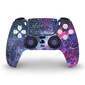 Head Case Designs Officially Licensed Anis Illustration Galaxy Art Mix Vinyl Faceplate Sticker Gaming Skin Decal Compatible With Sony PlayStation 5 PS5 Digital Edition Console and DualSense Controller