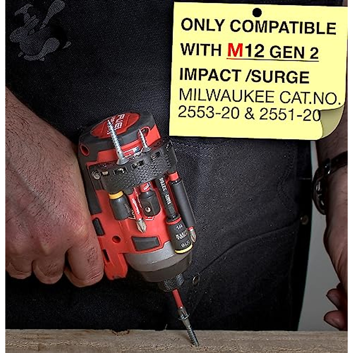 DIY Rabbit Magnetic Bit Holder for Milwaukee M12 Fuel Impact Driver 2553-20 M12 (Right Side)