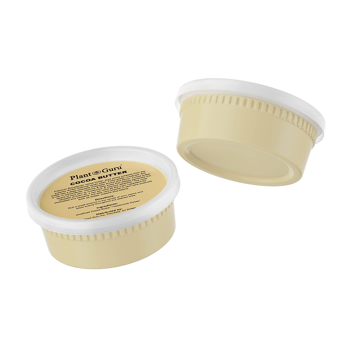 Raw Cocoa Butter 8 oz. 100% Pure Natural Unrefined FOOD GRADE Arriba Nacional Cacao Bean, Great For Chocolate Making, Soap, Lip Balm and Moisturizer For DIY Body Butters