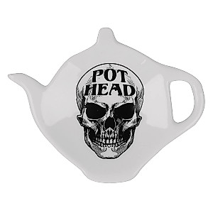 The Vault Pot Head Tea Spoon Rest Holder