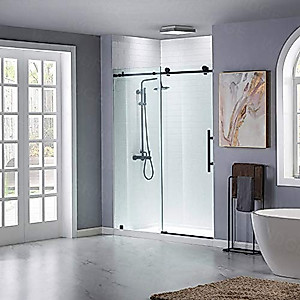 WOODBRIDGE MSDC 6076-MBL Shower Door, 60"x76", MBL