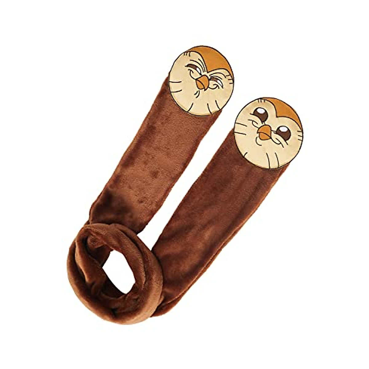 Beowyro The Owl House Hooty Scarf Winter Warm Flannel Scarf Shawl with Luz Noceda Cosplay Costume Full Set for Women and Men (Medium, Hooty)