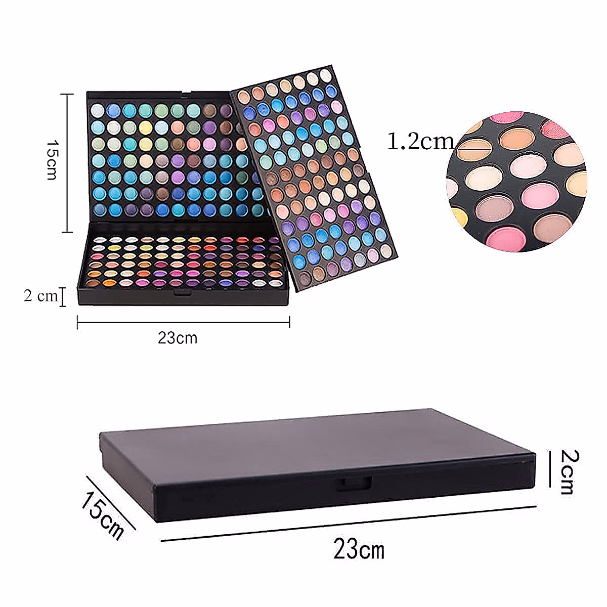 VERONNI 252 Colors Eyeshadow Palette Makeup set 3 Layers High Pigmented Matte Shimmer Eyeshadow Pallet Professional Full Eye Makeup Kit EyeShadow Box Ultimate Cosmetics Set