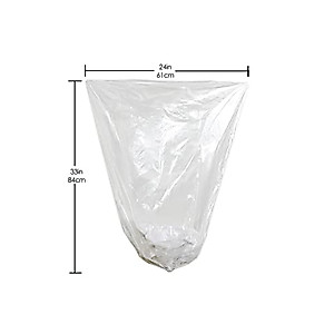 TYPLASTICS Trash Can Liners Bag - Wholesale 1000 Count Garbage Bags on Perforated Roll 10-15 Gallon 24" X 33"