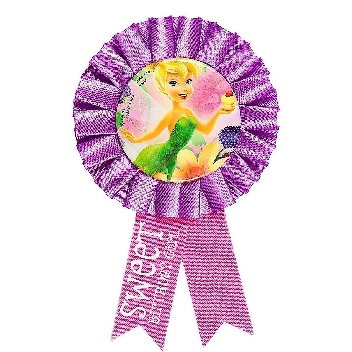 Hallmark BB1FVT2786 Tinkerbell Tiny Sweet Treats Award Ribbon -Each