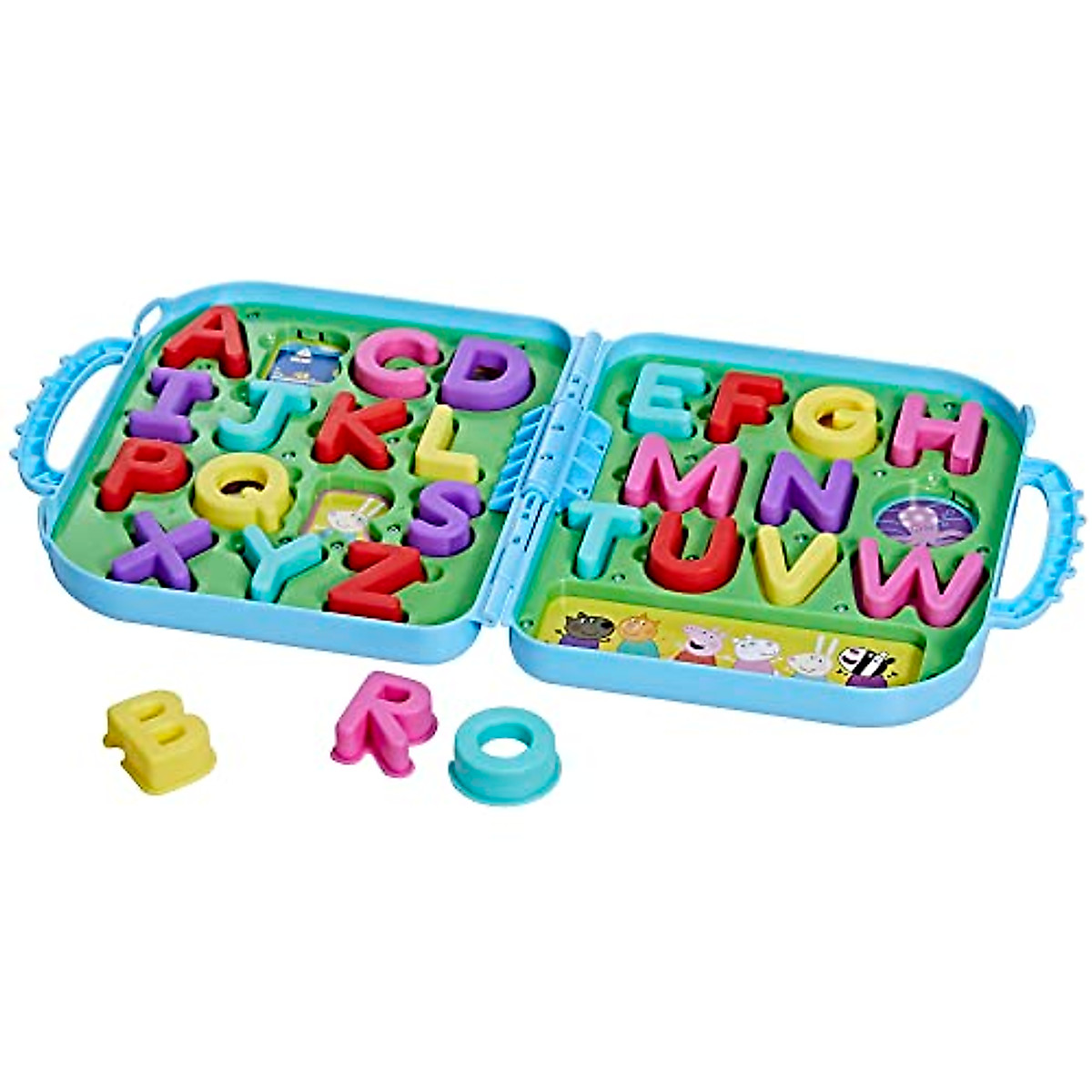 Peppa Pig Peppa’s Alphabet Case, ABC Toys, Puzzle Preschool Toys for 3 Year Olds and Up