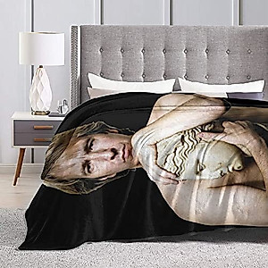 Alan Rickman Blanket Ultra-Soft Micro Fleece Blanket Warm Cozy Plush Bed Blanket Lightweight Sofa Throw Blanket