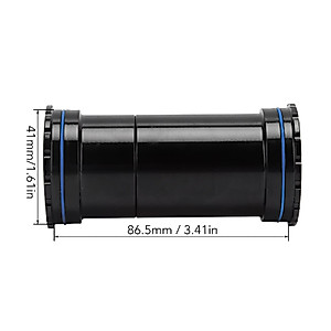 BuyWeek Bike Bottom Bracket, Press in Type BB8624 Bicycle Bearing Bottom Bracket Road Bike Bottom Bracket Replacement 86.5‑92mm for SRAM