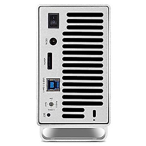 OWC Mercury Elite Pro 2 Bay RAID Enclosure with USB 3.2 for Dual 3.5 inch HDD's, External Hard Drive Enclosure for MAC and PC