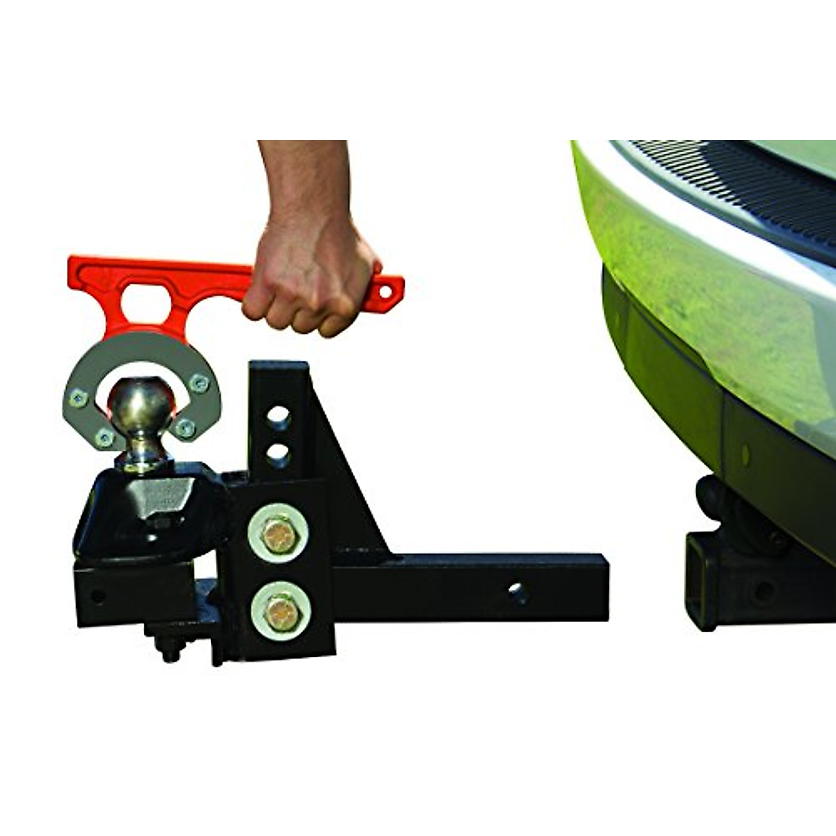 Lmd Products HG712 Hitchgrip Ball Mount Carrier , Red , Standard , Orange