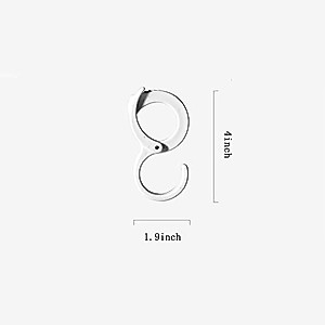 Ycchensying S Type Punch Free Wardrobe Closet Kitchen Bathroom Hook,Thickened Household Windproof Clothing Locks with Strong Toughness Suitable for Hanging Towel Coat Bag (20PCS)