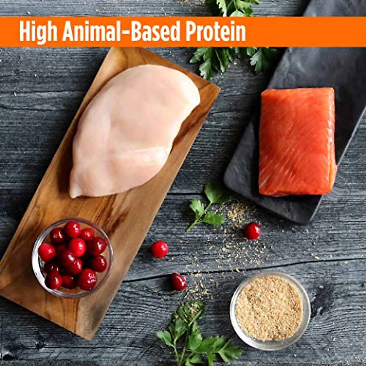 Nulo Freestyle Freeze-Dried Raw, Ultra-Rich Grain-Free Dry Cat Food for All Breeds and Life Stages with BC30 Probiotic for Digestive and Immune Health, Chicken & Salmon, 8 Ounces